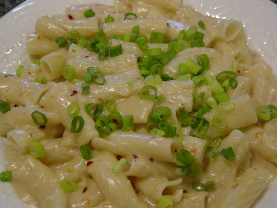 Garlic Parmesan Cream Sauce Over Pasta Recipe Genius Kitchen