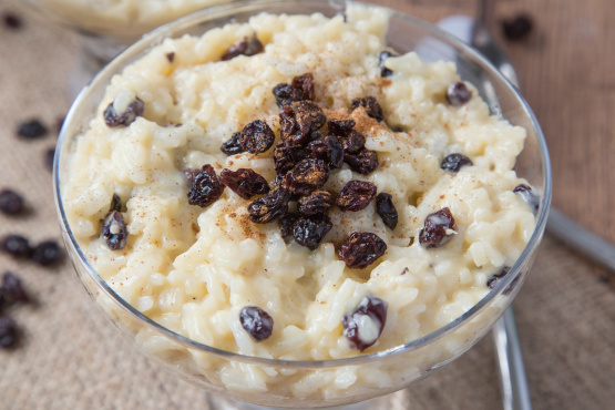 Raisin Rice Pudding
