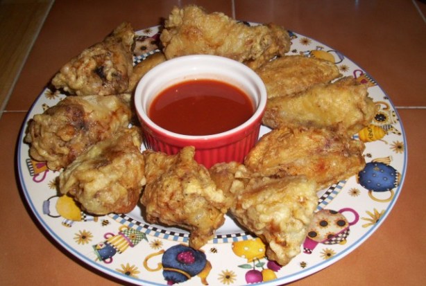 Batter Fried Chicken Wings Recipe Food