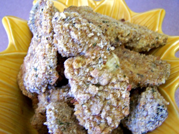 Breaded Eggplant Oven Baked Recipe