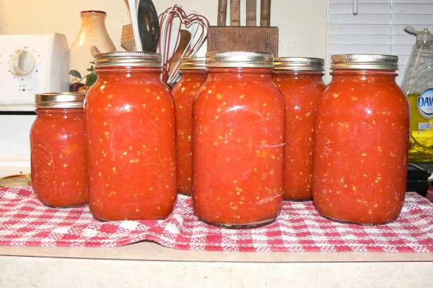 Crushed Tomatoes Canning Recipe