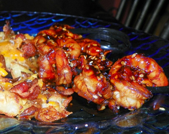 Honey Sesame Shrimp On The Barbie Recipe