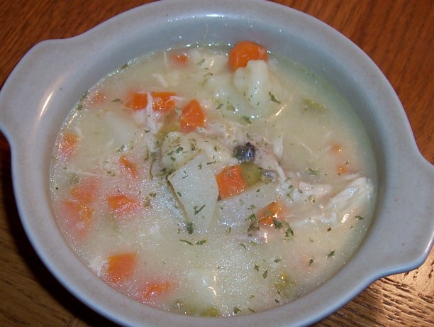 Grandmas Chicken N Dumpling Soup Recipe