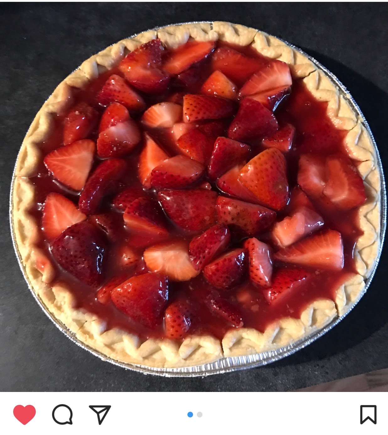 strawberry pie with 7up and jello