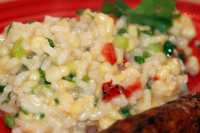 Southwestern Risotto With Corn and Roasted Red Pepper Recipe - Red.Food.com