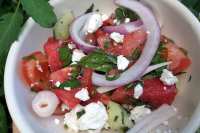 Greek Style Watermelon Salad Recipe - Food.com