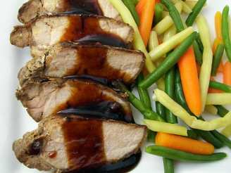 Roasted Pork Tenderloin With Balsamic-Red Currant Sauce Recipe - Food.com