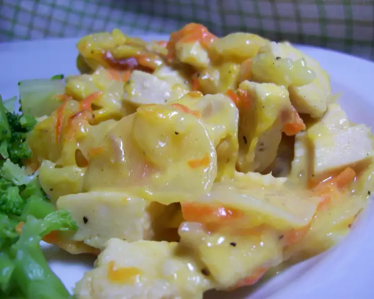 Scalloped Potatoes Chicken Supper Recipe - That's Nerdalicious