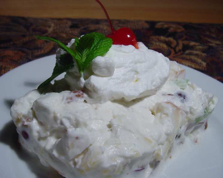 Golda's Frozen Waldorf Salad (Paula Deen) Recipe - That's Nerdalicious