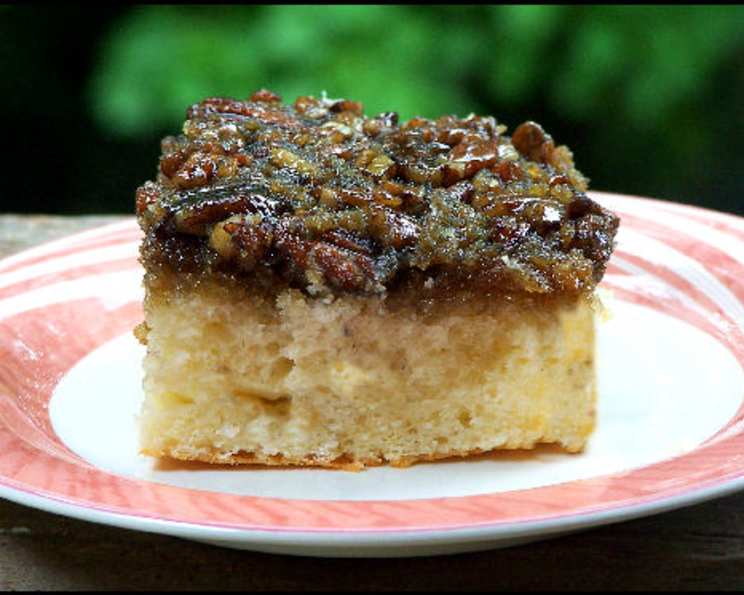 upside down syrup cake