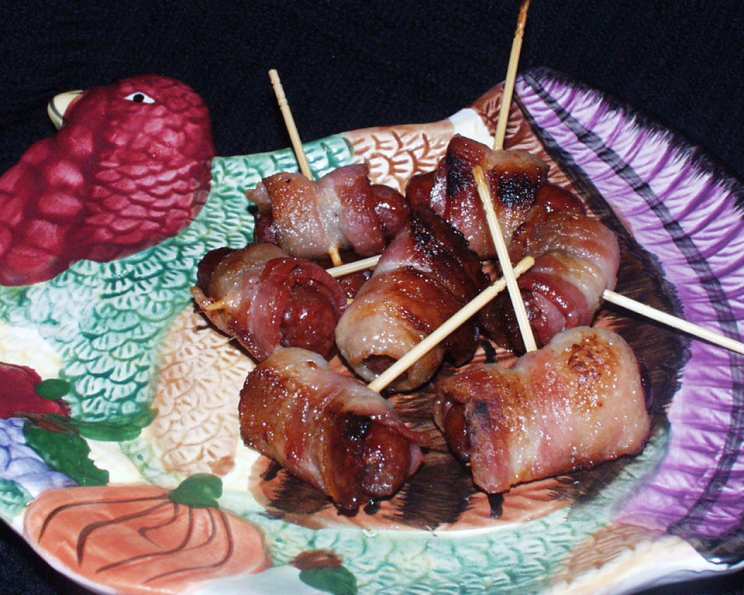 Bacon-Wrapped Little Boys Recipe - That's Nerdalicious