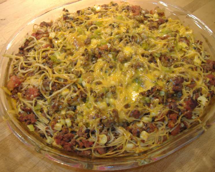 Mexicali Spaghetti Bake Recipe - Chef's Resource Recipes