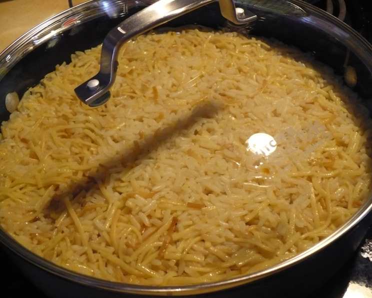 how to make rice pilaf with noodles