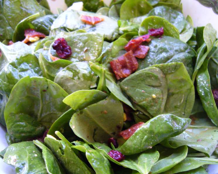 Pf's Eternal Flame Spinach Salad Recipe - That's Nerdalicious