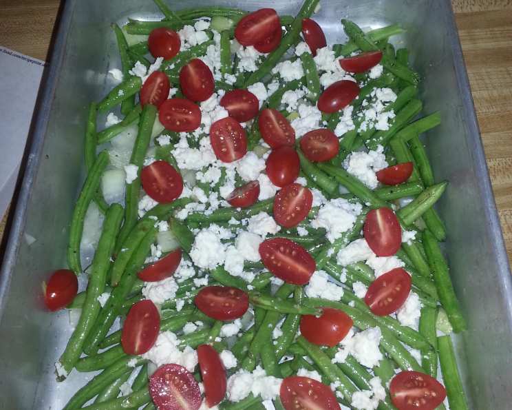 Baked Green Beans with Feta Cheese Recipe - Chef's Resource Recipes