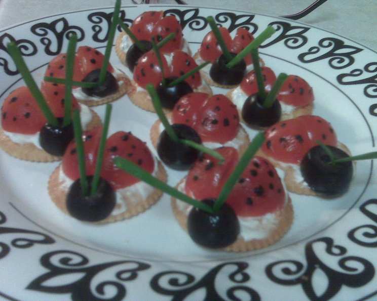 Ladybug Appetizers Recipe - Chef's Resource Recipes