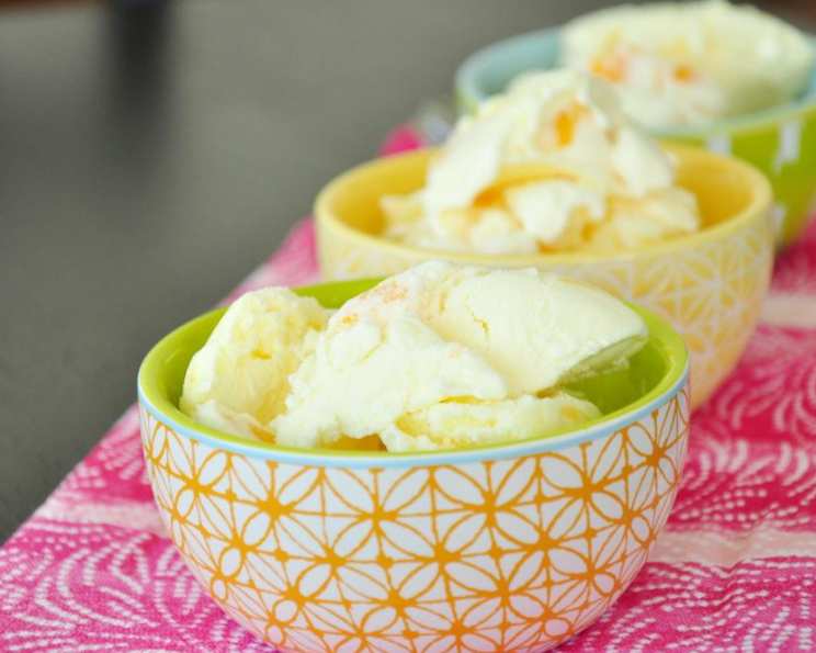 Ben & Jerry's Fresh Georgia Peach Ice Cream Recipe - Easy GF Recipes