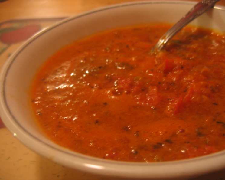 Spicy Roasted Red Pepper Soup Recipe - Food.com