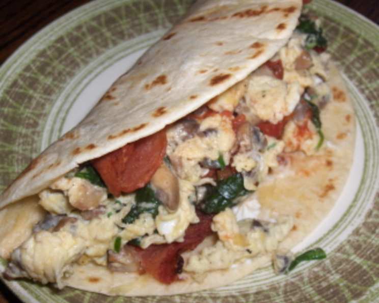 Low Fat Breakfast Wraps Recipe - Chef's Resource Recipes