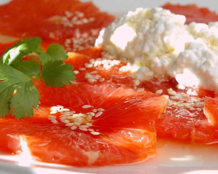 Think Pink - Grapefruit Breakfast Power Recipe - That's Nerdalicious