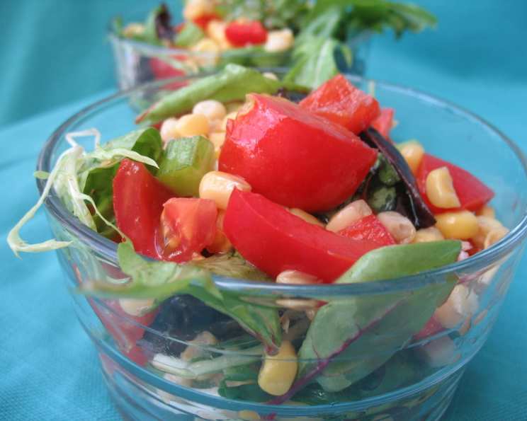 Sweetcorn and Red Pepper Salad Recipe - Easy GF Recipes