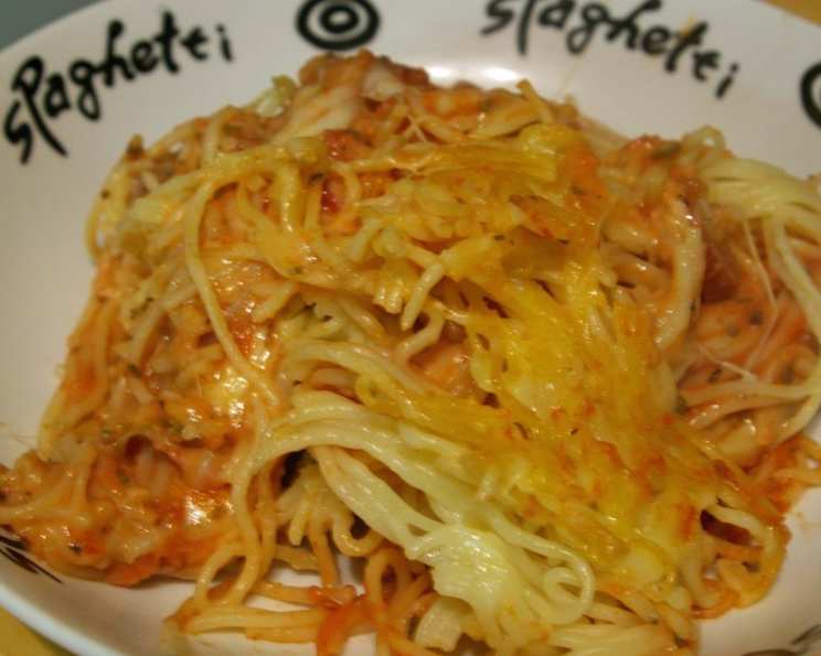 Mama's Angel Hair Pie (Spaghetti Pie) for Two Recipe - Food.com