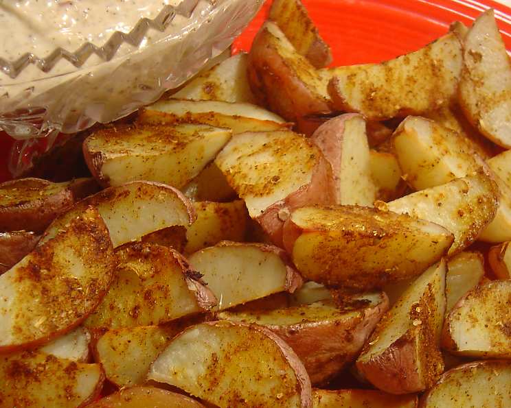 Spicy Indian Potato Wedges Recipe - Chef's Resource Recipes