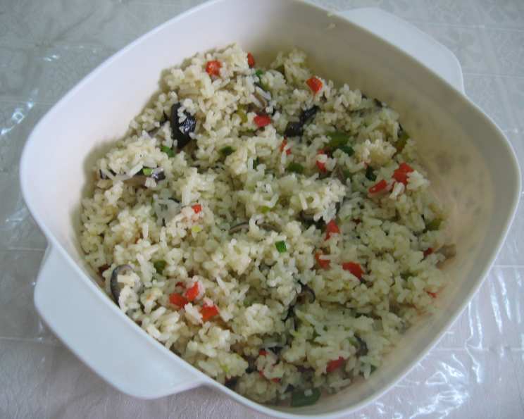 Shiitake-And-Sweet Pepper Fried Rice Recipe - Chef's Resource Recipes