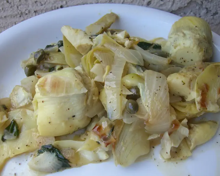 Artichoke Hearts in Lemon-Parsley Sauce Recipe - Food Blog Alliance