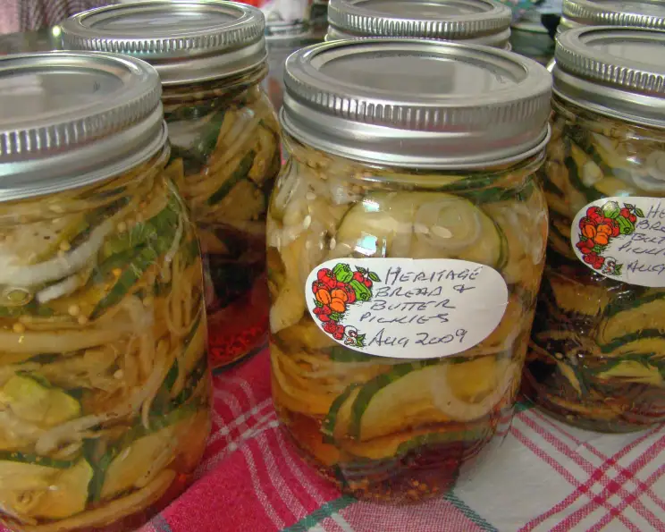 Heritage Bread and Butter Pickle - Pickled Cucumber and Onions Recipe ...