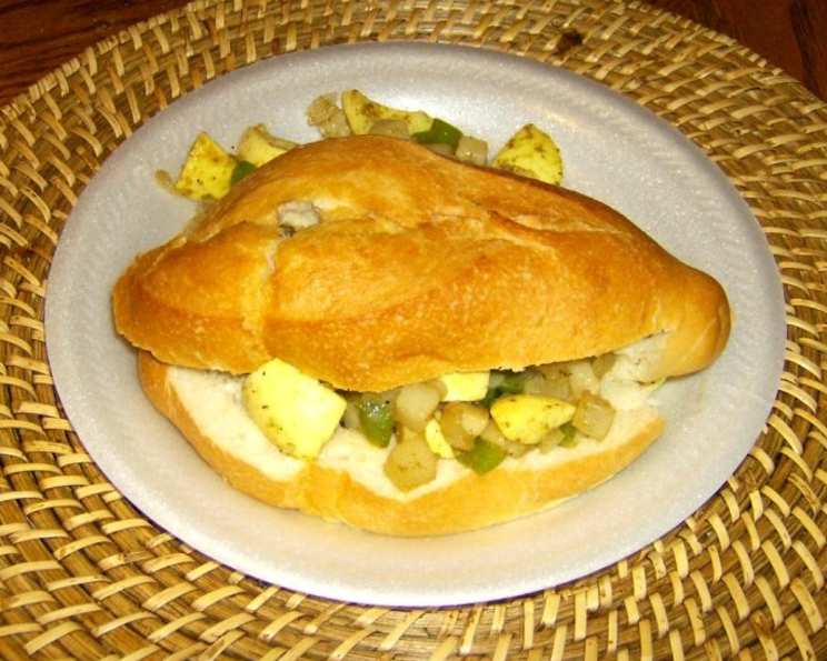 Moroccan Style Potato and Egg Sandwiches Recipe - Chef's Resource Recipes