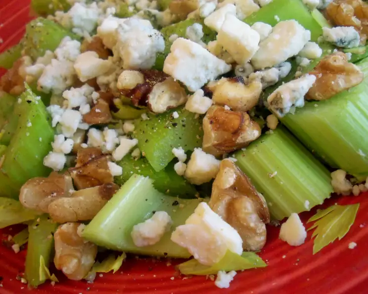 Celery Salad With Walnuts and Blue Cheese Recipe - That's Nerdalicious