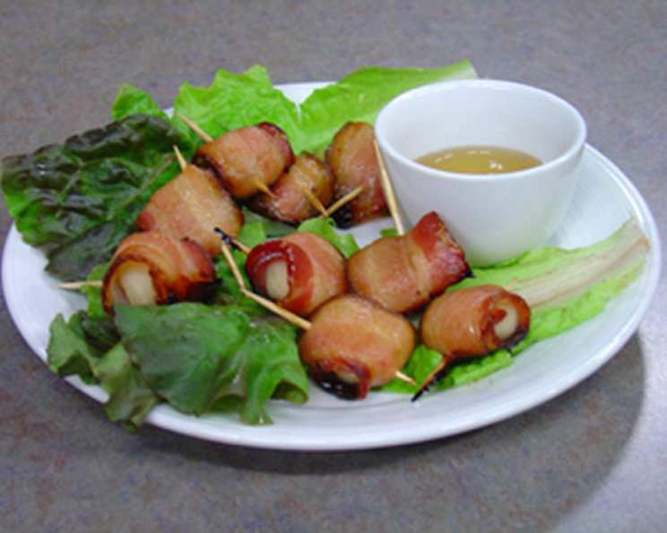 how to cook water chestnuts wrapped in bacon