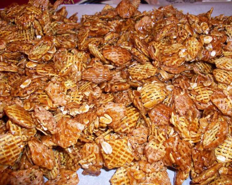 Crispy Glazed Snack Mix Recipe - Food.com