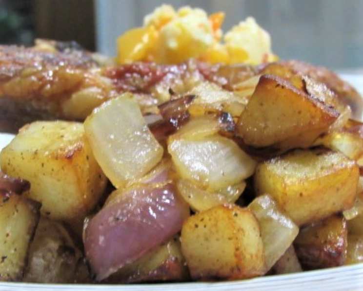 Three-Onion Crossroads Potatoes Recipe - Easy GF Recipes