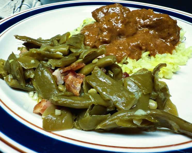 how to cook green beans in a can