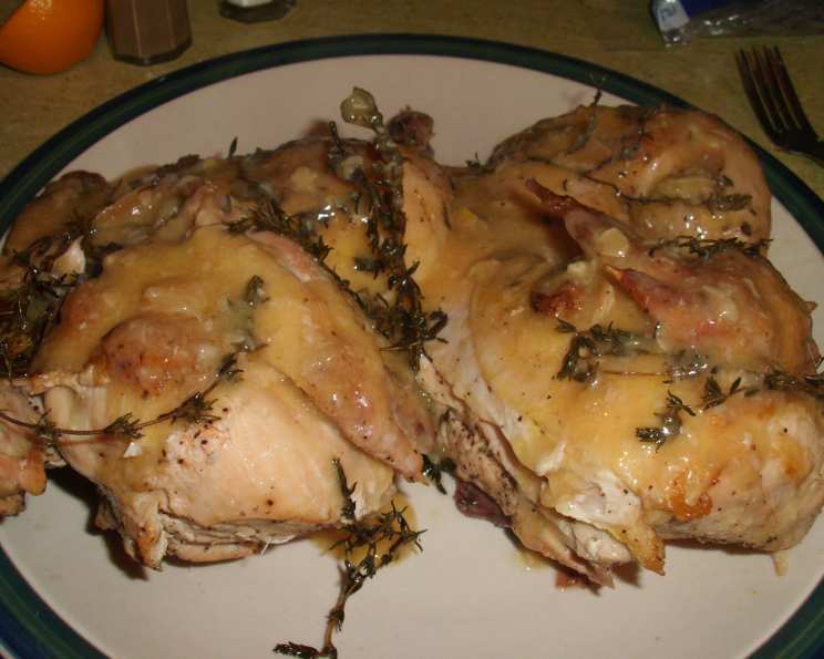 Roasted Garlic & Thyme Chicken Recipe - Chef's Resource Recipes