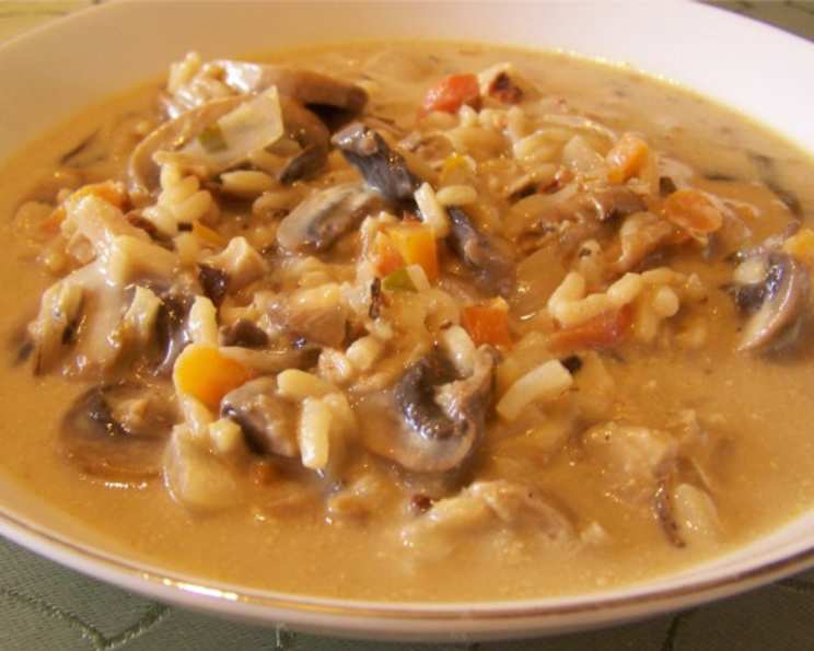 how to cook soup with mushroom