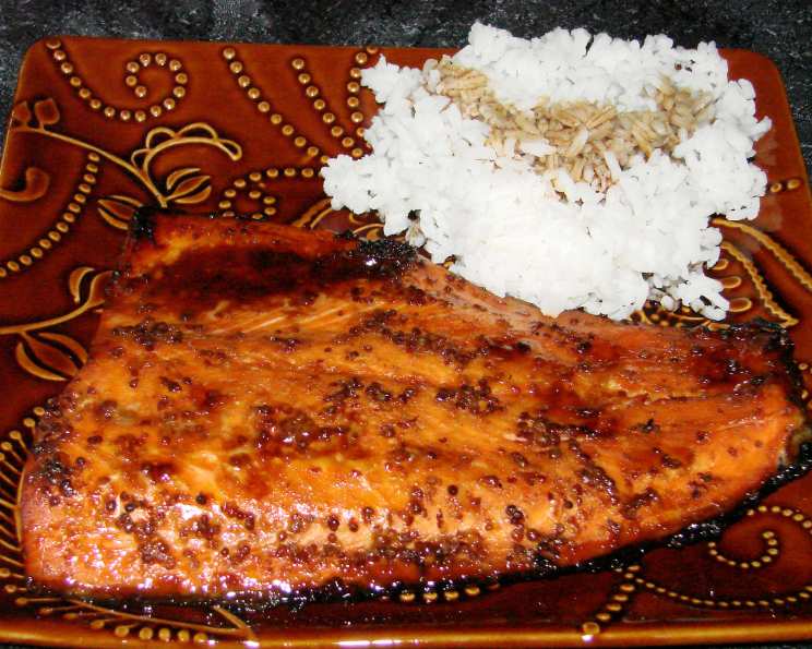 Glazed Broiled Salmon Recipe - Easy GF Recipes