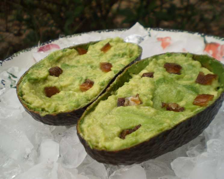Avocado Stuffed With Dates - Portuguese Cape Verde Recipe - Food Blog ...