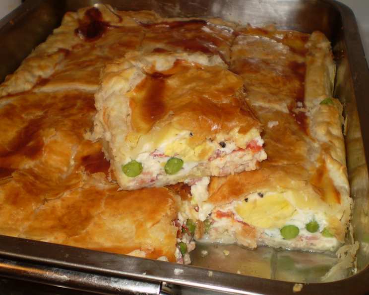 how to cook bacon and egg pie