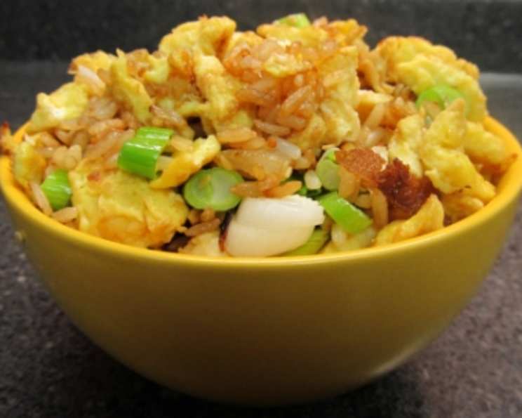 Egg & Scallion Fried Rice Recipe - Food.com