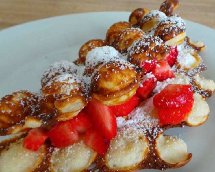 Egg Waffles 2 or Gai Daan Jai Recipe - Chef's Resource Recipes