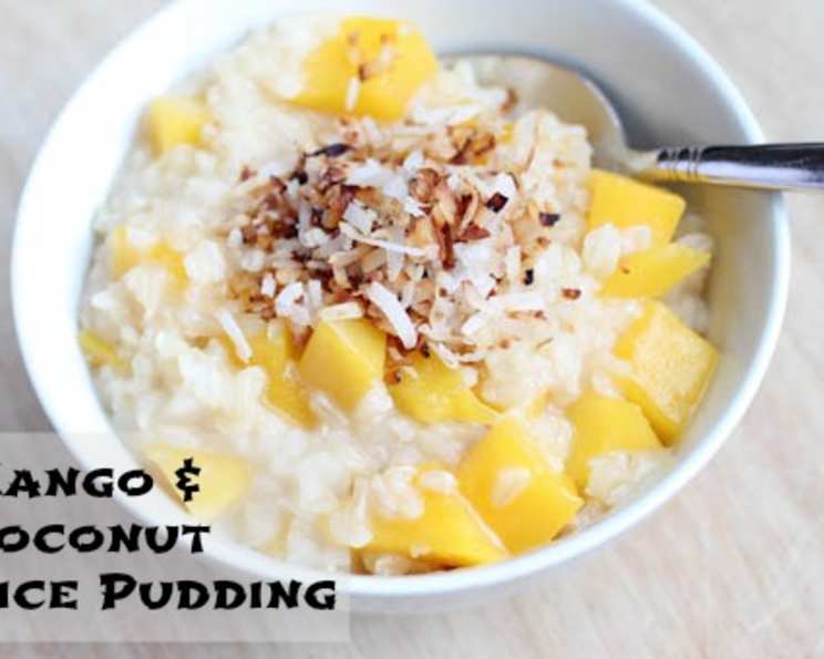 Mango & Coconut Rice Pudding Recipe - Chef's Resource Recipes