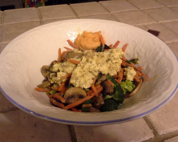 Heart Healthy Vegetable and Egg Brunch Bowl Recipe - That's Nerdalicious