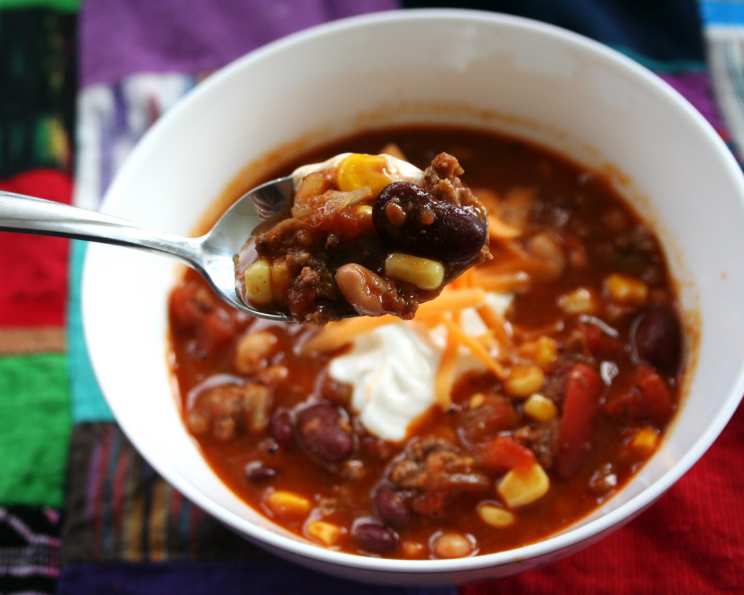 Husker Tailgate Spicy Taco Soup Recipe - Easy GF Recipes