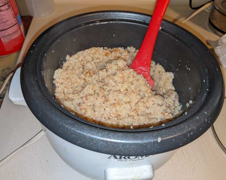 how to cook quinoa porridge in rice cooker