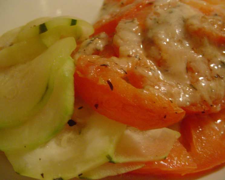 Tomato-Zucchini Gratin Recipe - That's Nerdalicious