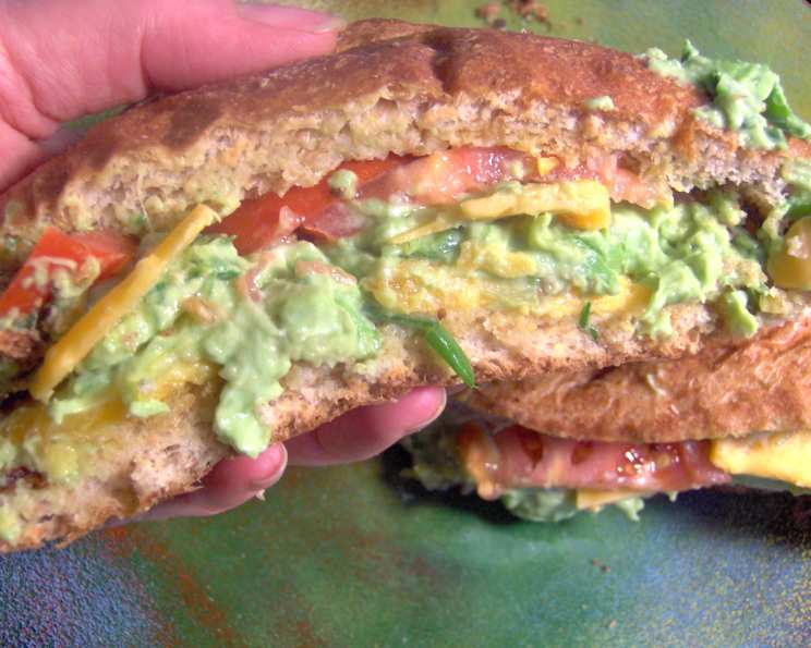 Veggie Guacamole Submarine Sandwich Recipe - Chef's Resource Recipes