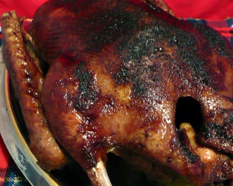 GOOSE - ROAST PORT GLAZED GOOSE with TAWNY PORT GRAVY Recipe - Food ...